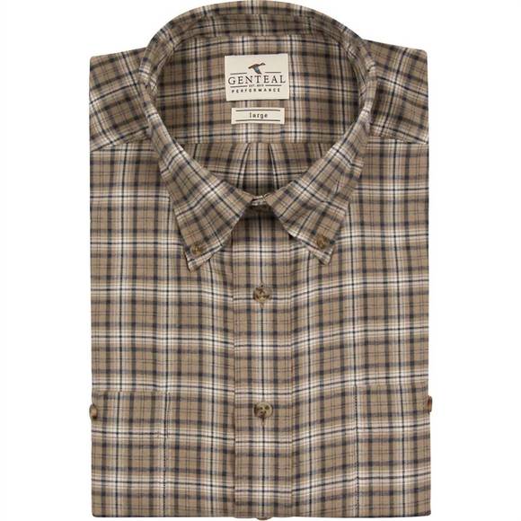 GENTEAL | Shirts | New Genteal Men Performance Flannel Shirt In Grizzly ...